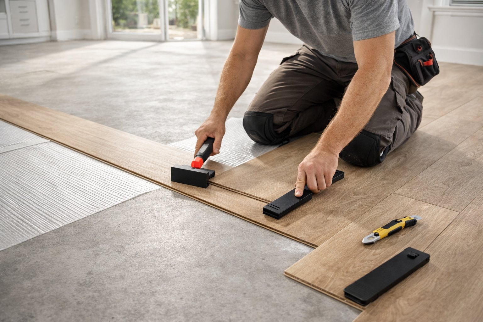 Installing Luxury Vinyl Flooring Over Concrete Slabs and How to Do It ...